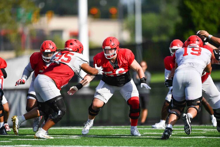YSU lineman Aidan Parker comfortable with switch back to his natural ...
